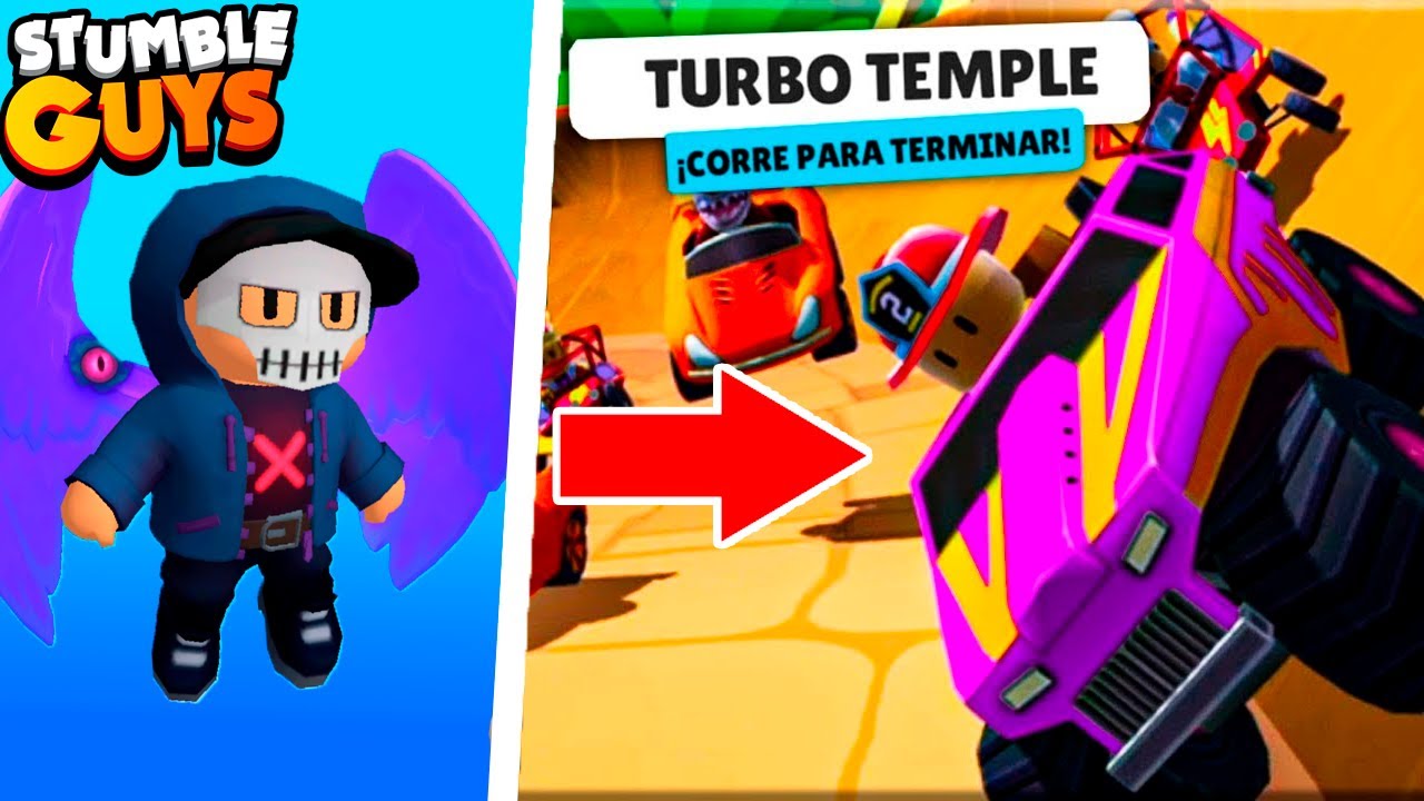 JUEGO EL NUEVO MAPA *TURBO TEMPLE* en STUMBLE GUYS 0.47😱 - YouTube