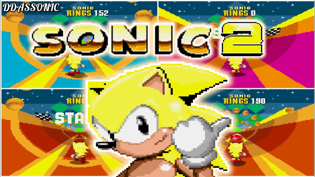 Sonic 2 - Super Sonic in Special Stages - YouTube