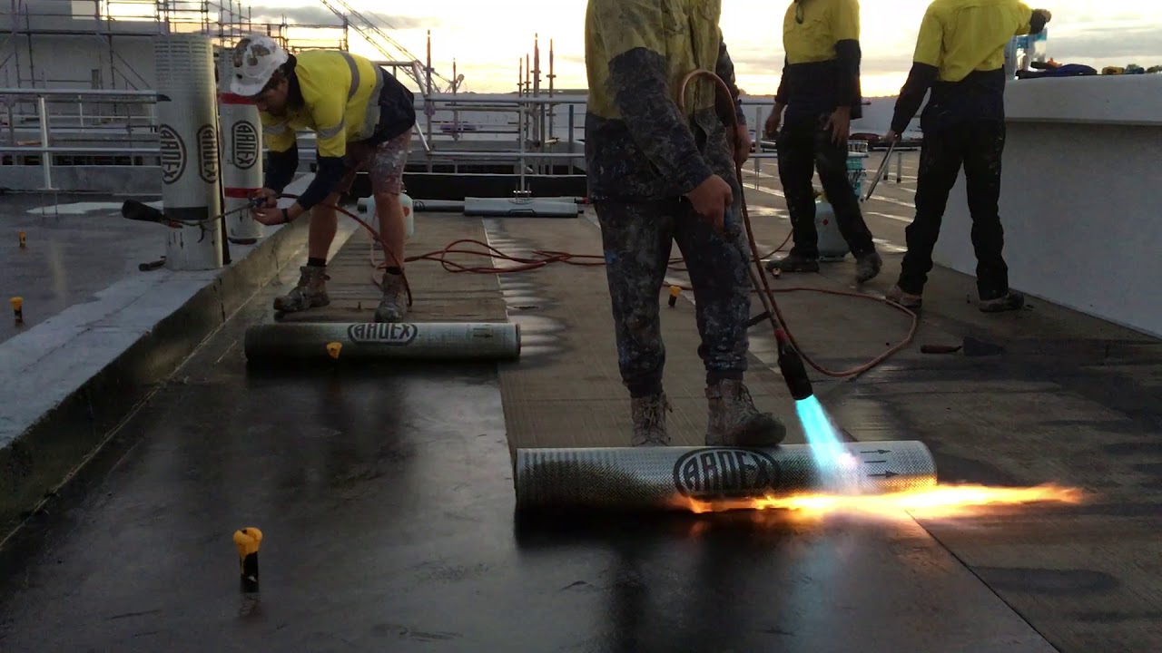 Fraser Coast Waterproofing , Torch On Bitumen - YouTube
