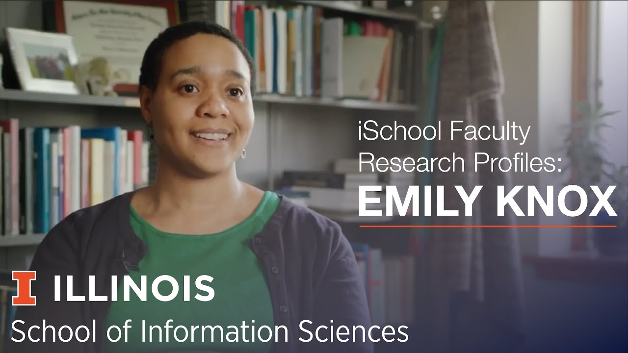 iSchool Faculty Research Profiles: Associate Professor Emily Knox - YouTube