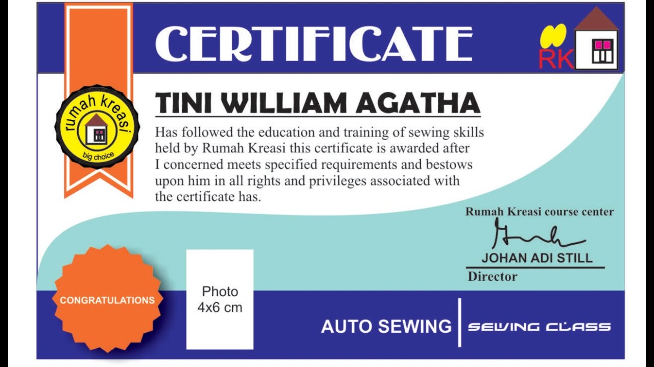 Certificate Design with CorelDraw software (Sewing Courses) - YouTube