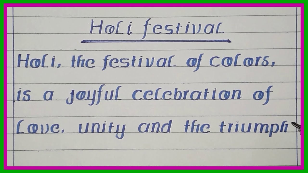 One Page Handwriting in English | One Page Handwriting | Short ...