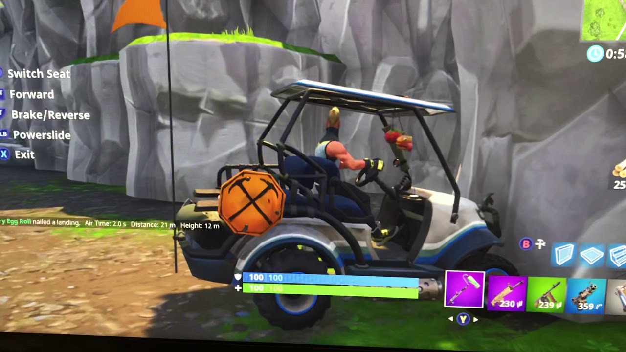 Golf cart jumping - YouTube