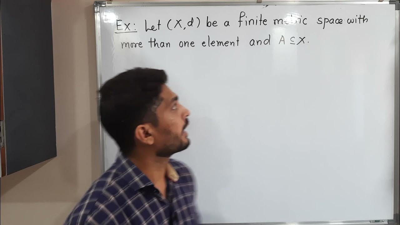 Connectedness - Lecture 4 - Connected subsets of Finite metric space - YouTube