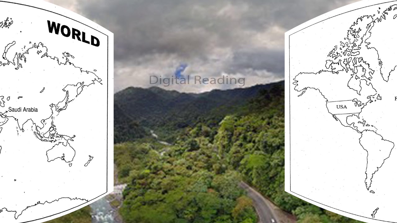 Map Pointing of World Map | 360° | Change in a minute | Rotate by ...