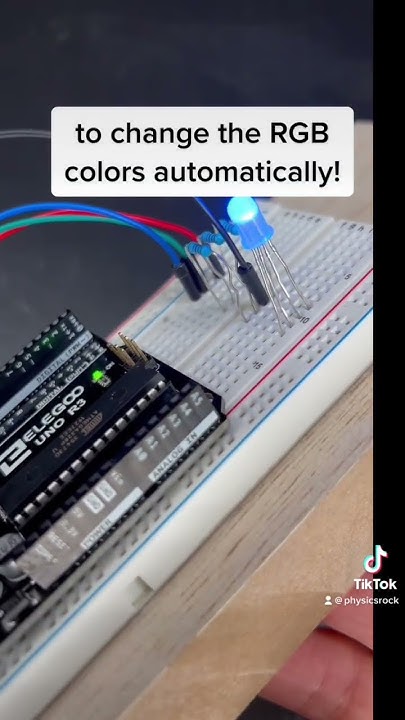 Controlling RGB-LED with Arduino UNO R3 #arduinoproject #elctronics #circuit - YouTube