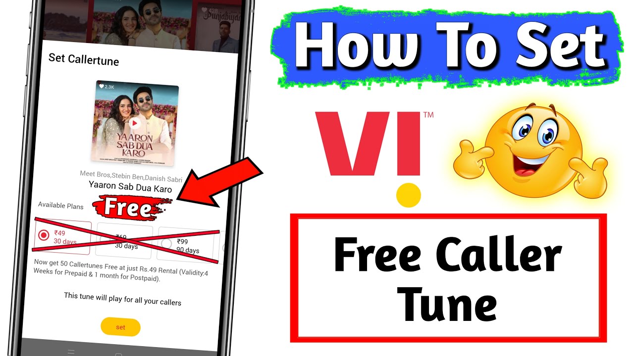 Vi Free Caller Tune Kaise Set Kare || vi caller tune free || how to set ...