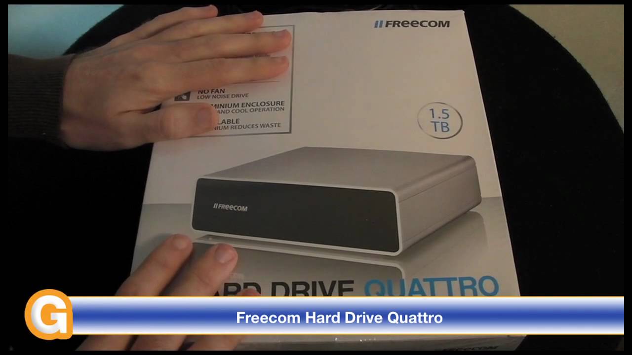 Freecom Hard Drive Quattro Review - YouTube
