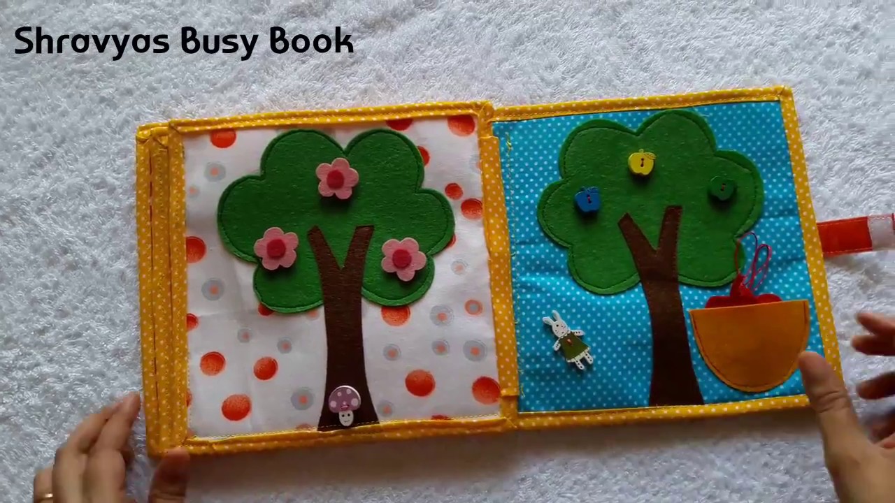 12. Busy book / quite book - Apple Tree - YouTube