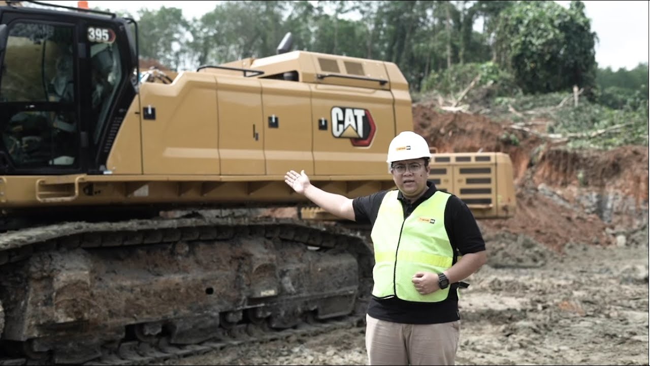 Next Generation Cat® 395 Hydraulic Excavator Walkaround - YouTube