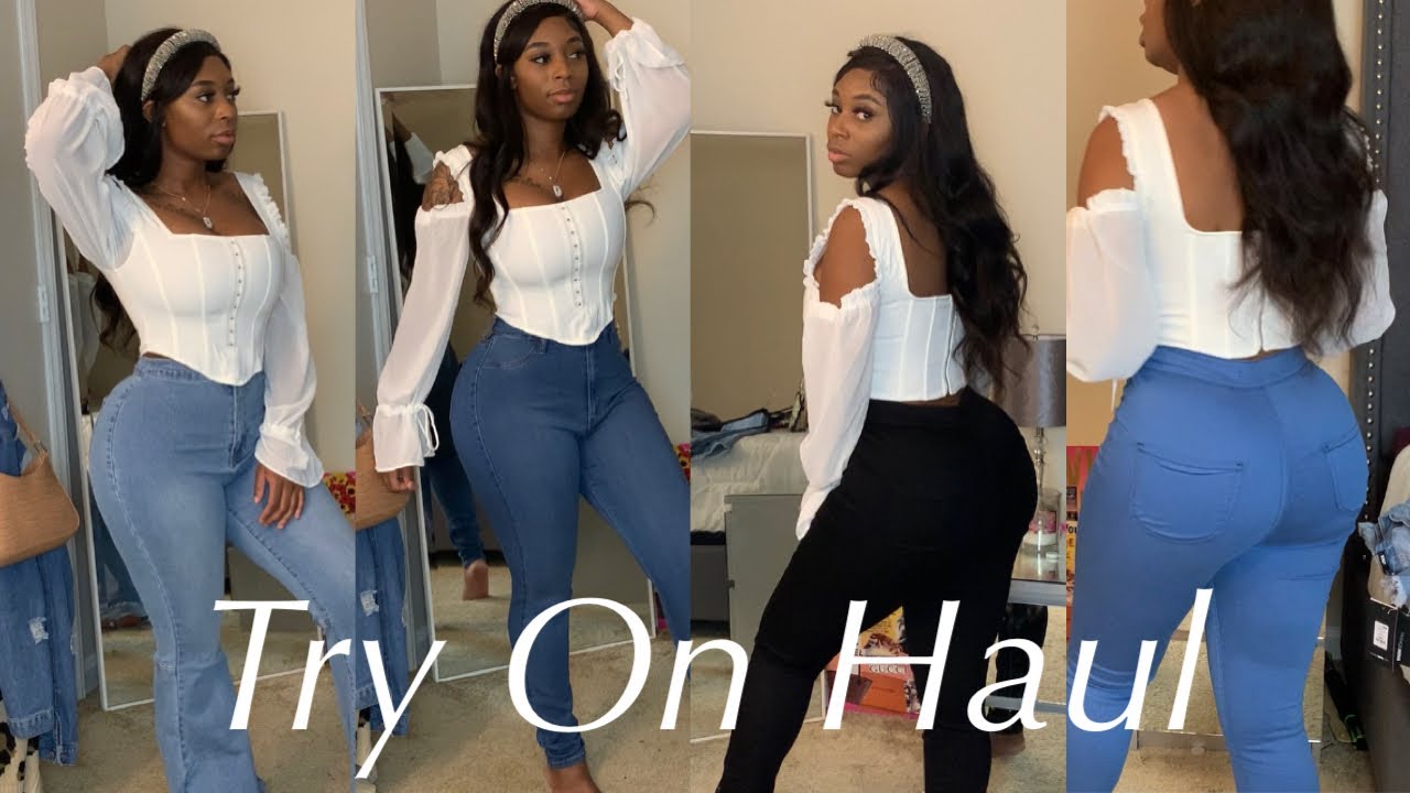 FASHION NOVA JEANS | Try On Haul - YouTube