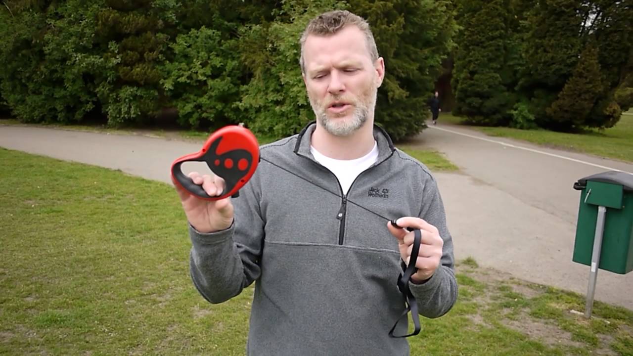 How to properly use a flexi/extending lead - YouTube