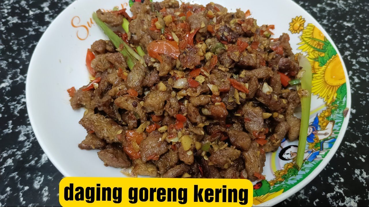 CARA GORENG DAGING KERING# TIP LEMBUT DAN SEDAP - YouTube