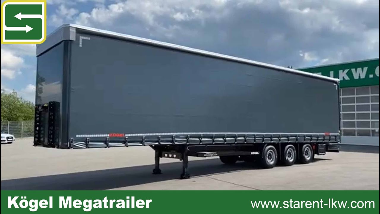 Kögel Megatrailer, +43 676 840 710 600, www.starent-lkw.com - YouTube