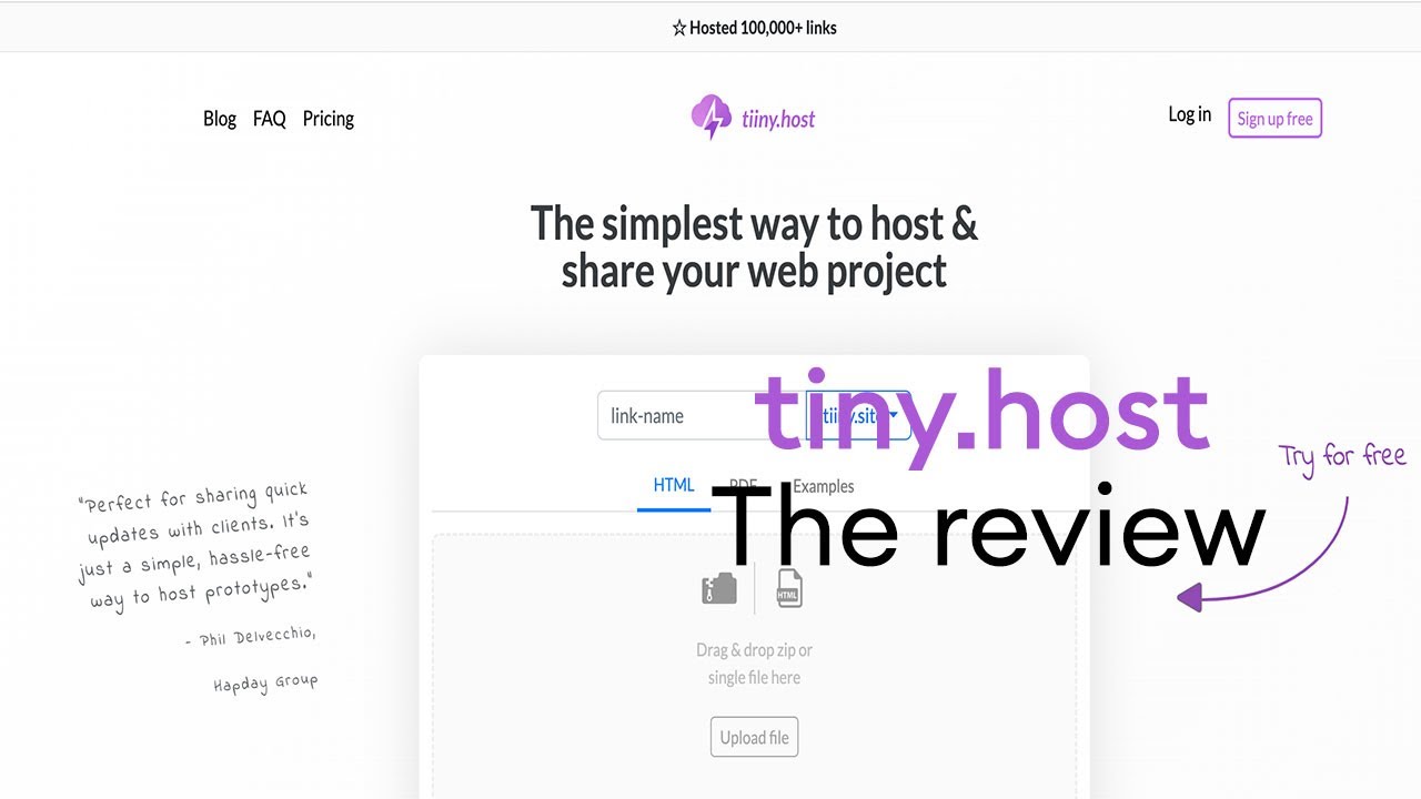 Tiny host the review - YouTube