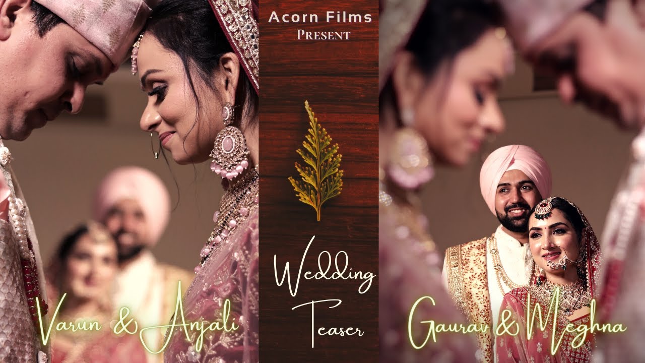 Best Wedding Teaser of two couples | Varun & Anjali | Gaurav & Meghna ...