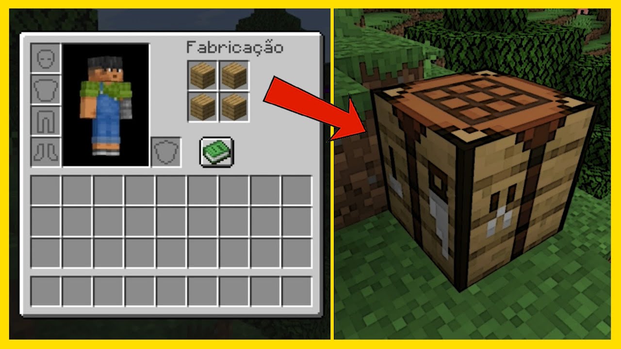 Como Fazer a Mesa De Trabalho No Minecraft - YouTube