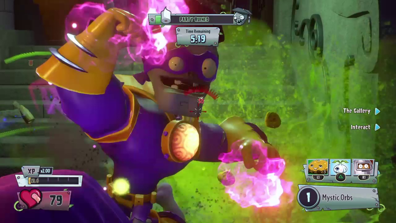 Plants vs Zombies GW2: Zen cactus gameplay - YouTube