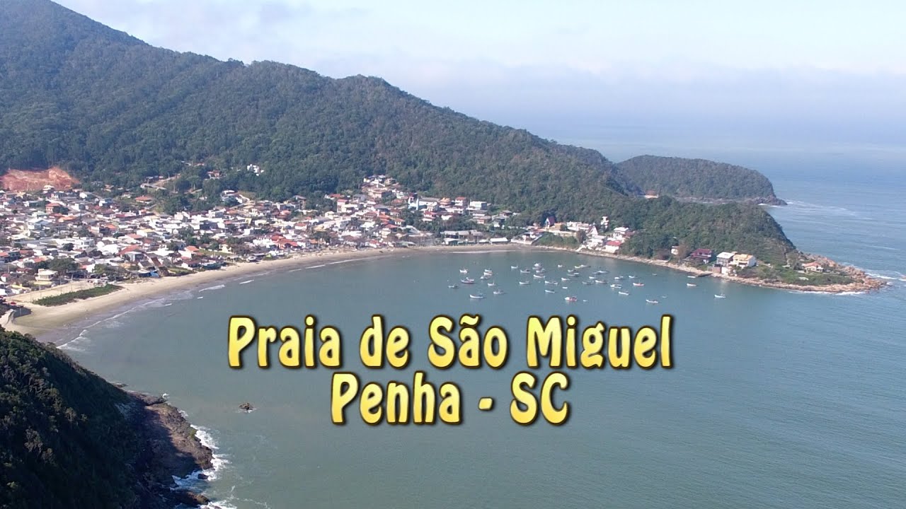 Praia de São Miguel - Penha - Santa Catarina - LVP Drones - 4K - YouTube