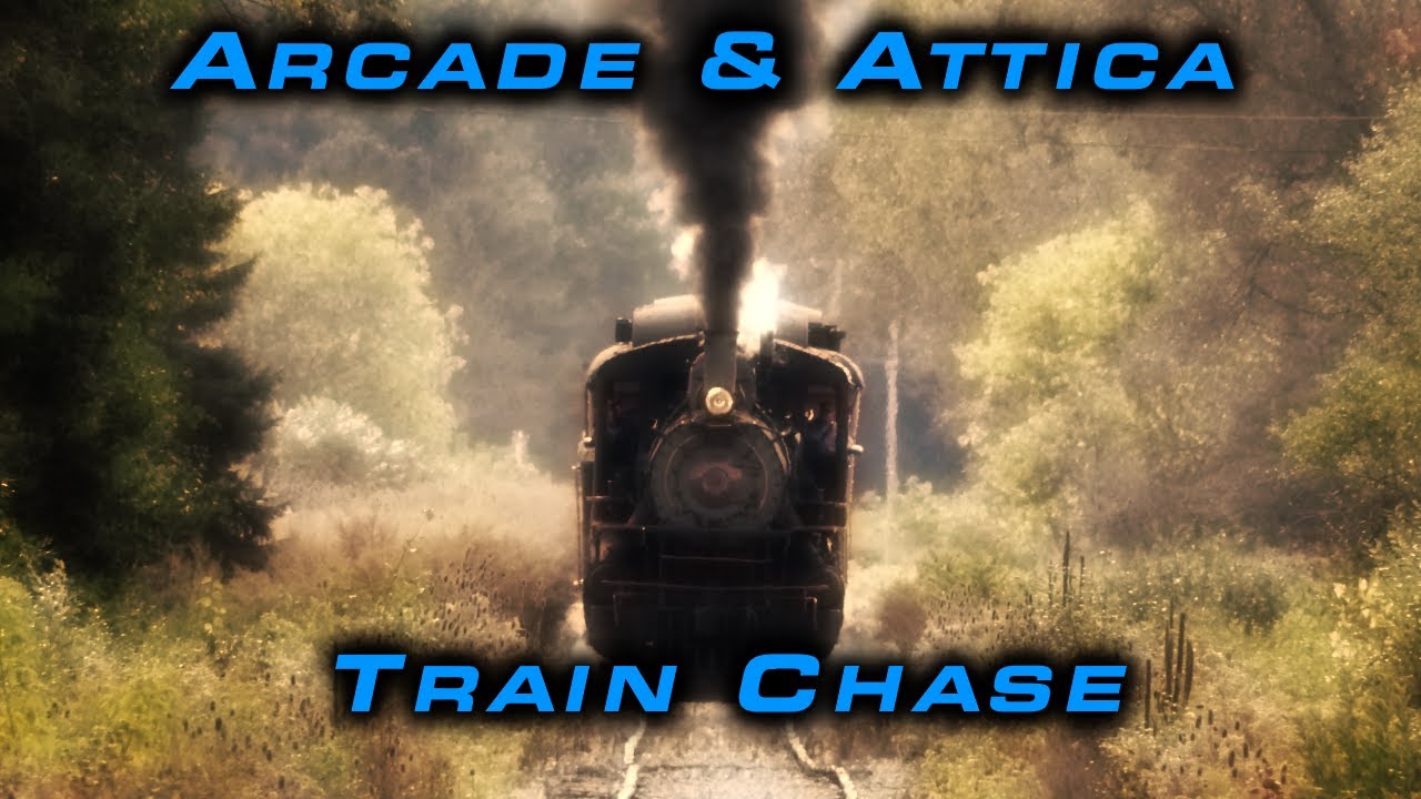 Western New York Steam | Arcade & Attica Railroad 18 Train Chase 10-8-16 - YouTube