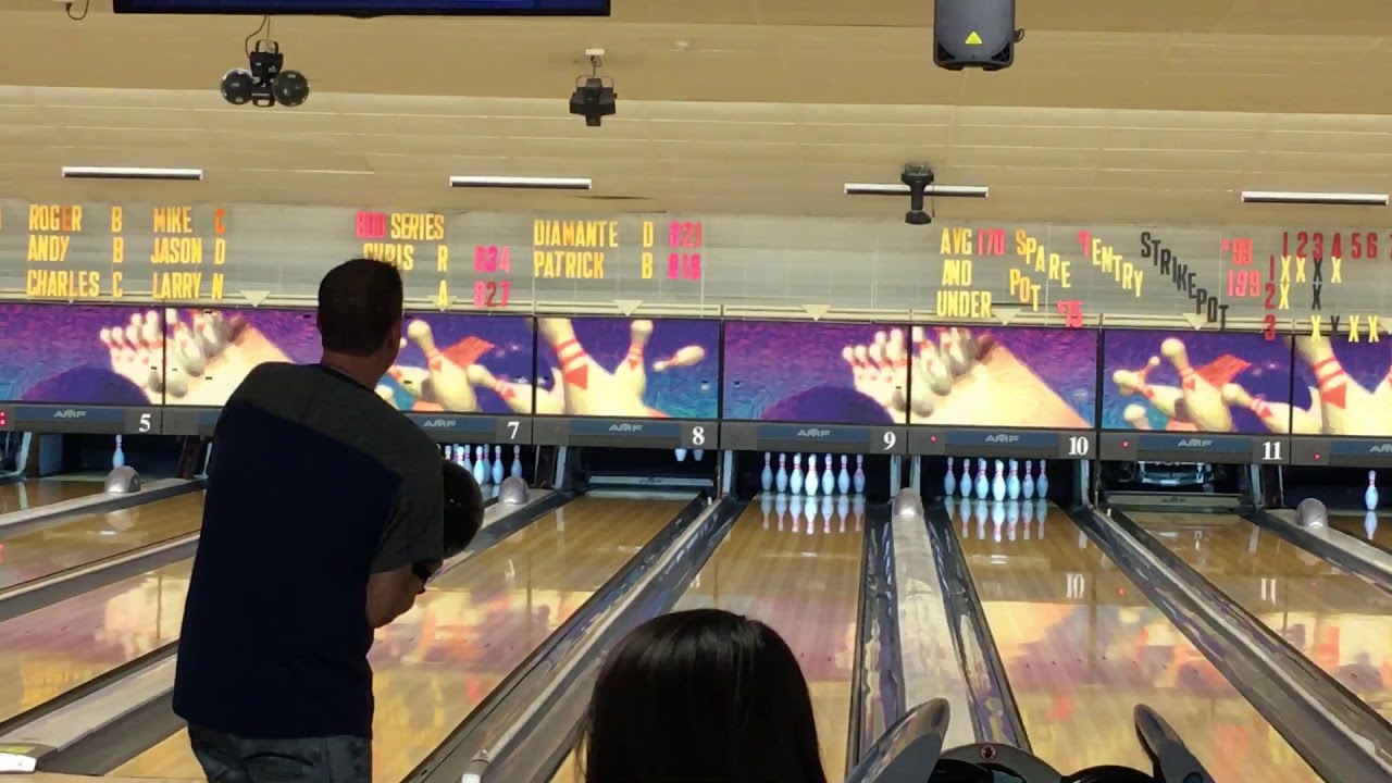 Jason Davis Bowling a 300 Perfect Game Batt Family Fun Center 2018 (No ...