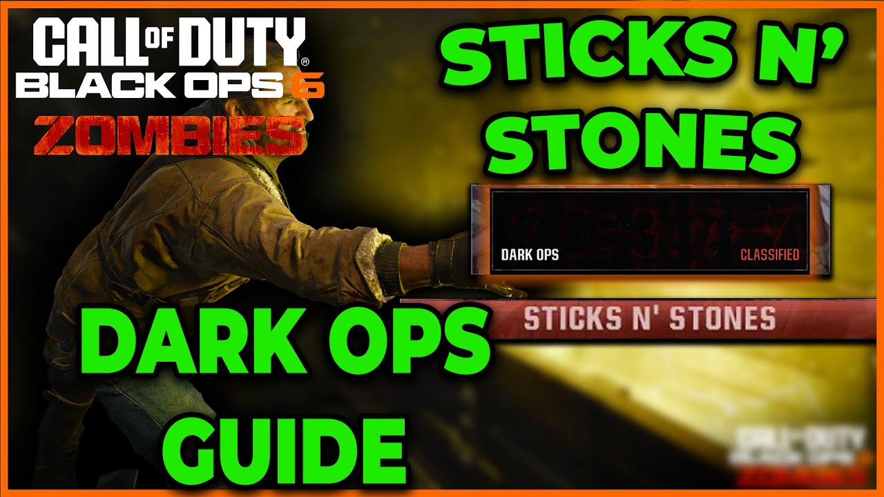 BO6 Zombies "Sticks N Stones" Dark Ops Guide - YouTube