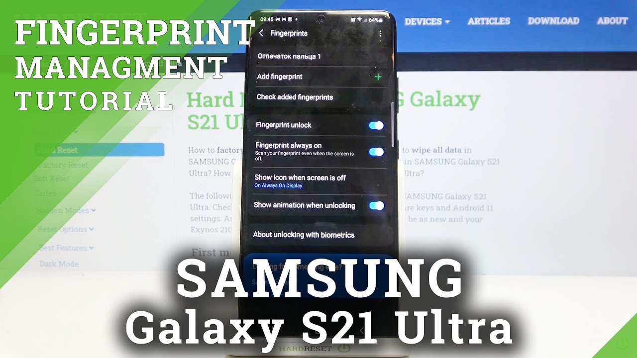 How to Hide Fingerprint Icon on SAMSUNG Galaxy S21 Ultra Lock Screen ...