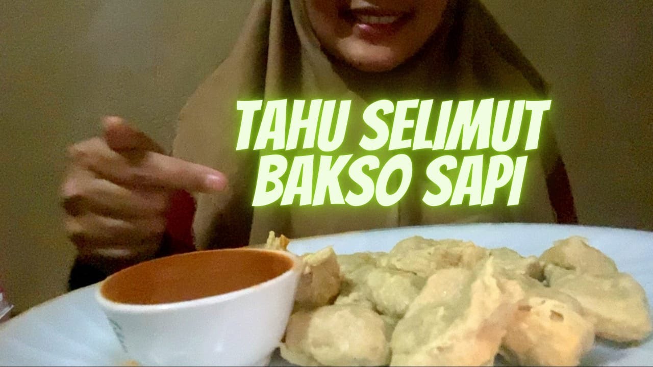 ASMR TAHU SELIMUT BAKSO SAPI - YouTube