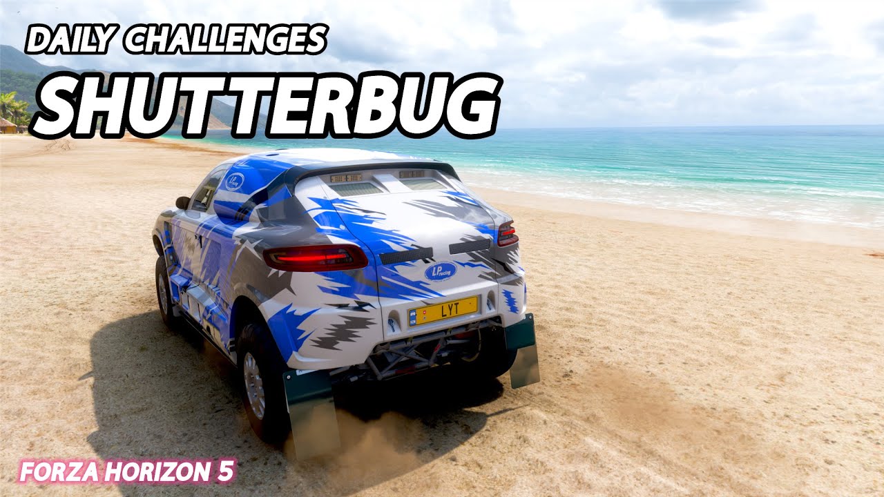 Forza Horizon 5 Daily Challenges Shutterbug Save a new photo preset ...