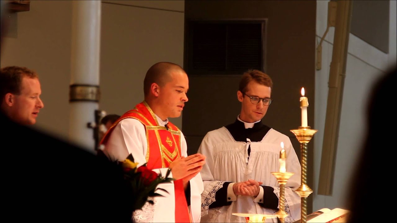 Father Gabriel Lickteig Mass of Thanksgiving Holy Eucharist - YouTube