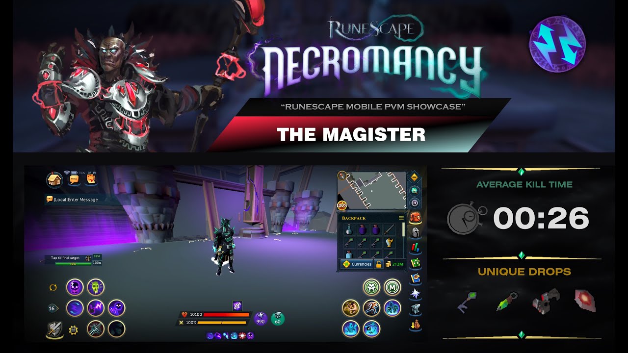 The Magister (Necromancy) | RuneScape Mobile - YouTube
