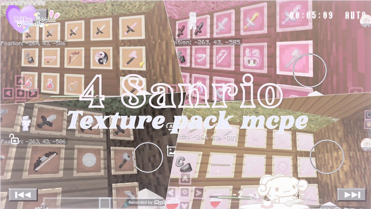 📷 |Top 4 best Sanrio texture pack for mcpe💕 | ₍ᐢ.𝐌𝐢𝐤𝐨 𝐦♡𝐜𝐡i .ᐢ₎.ೃ ...