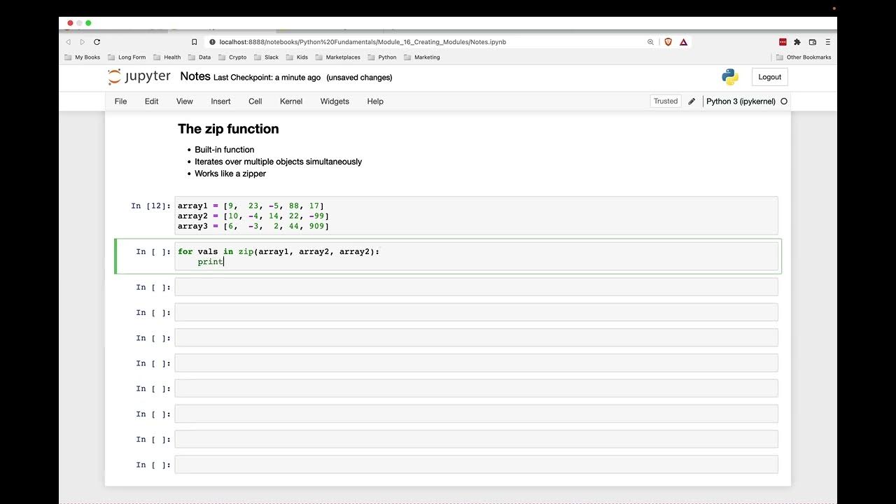 11 The zip Function - YouTube