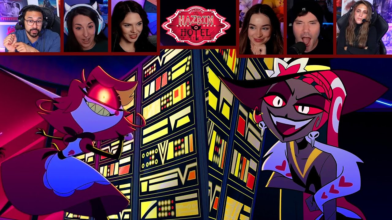 Nifty vs Velvet | Hazbin Hotel S2 | Reaction Mashup - YouTube