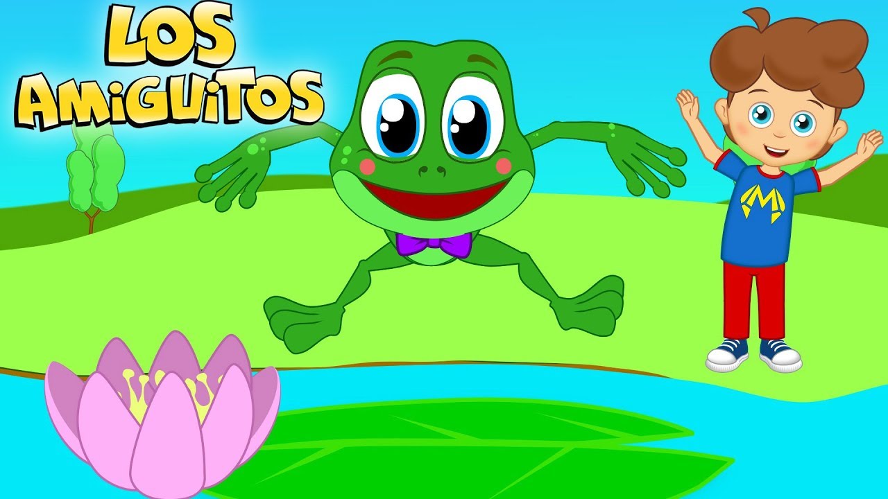 Salta Ranita cancion infantil | Los Amiguitos Canciones Infantiles ...