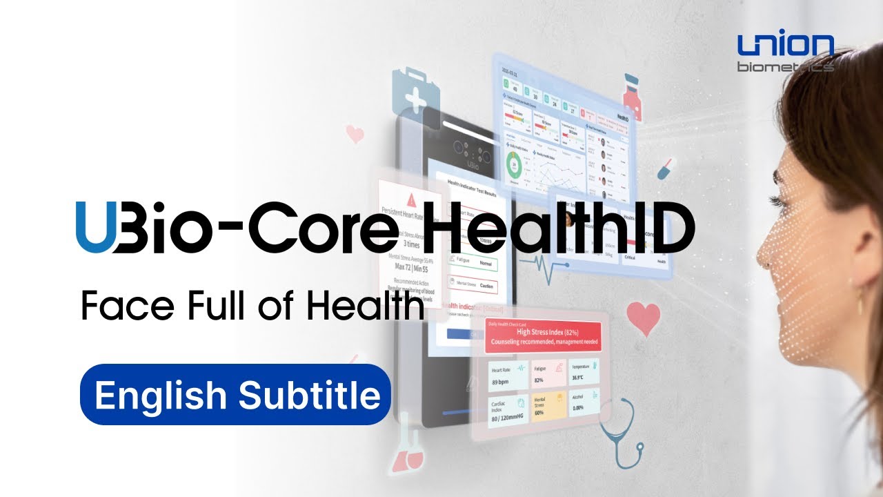 [UBio-Core HealthID] Face Full of Health | UNION biometrics - YouTube
