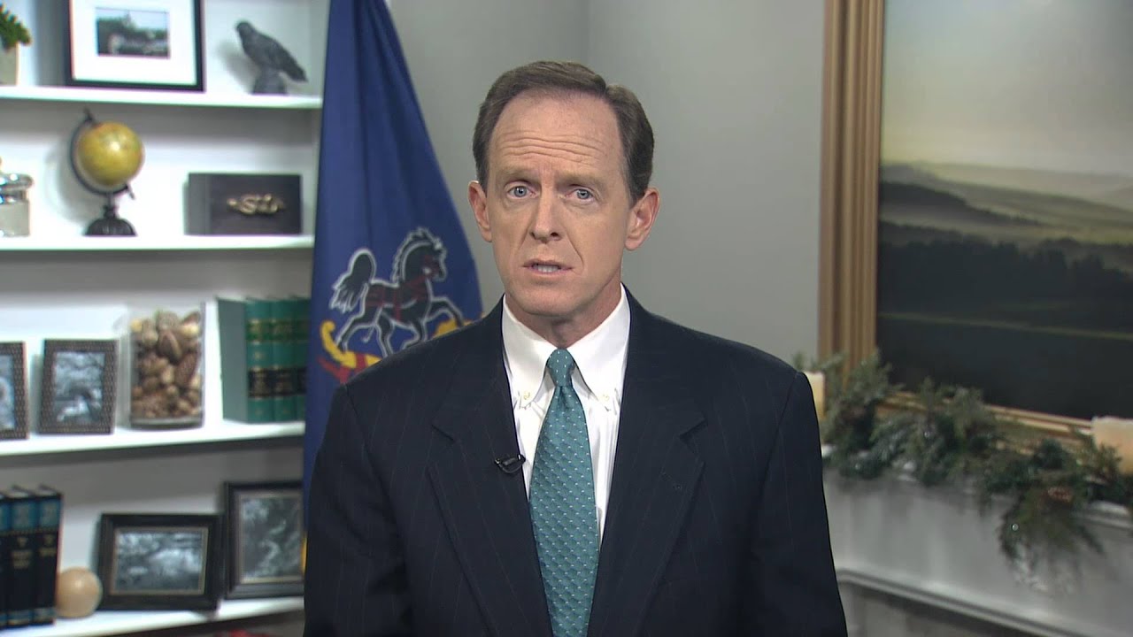 Sen. Pat Toomey (R-PA) delivers Weekly GOP Address on how Obamacare is ...