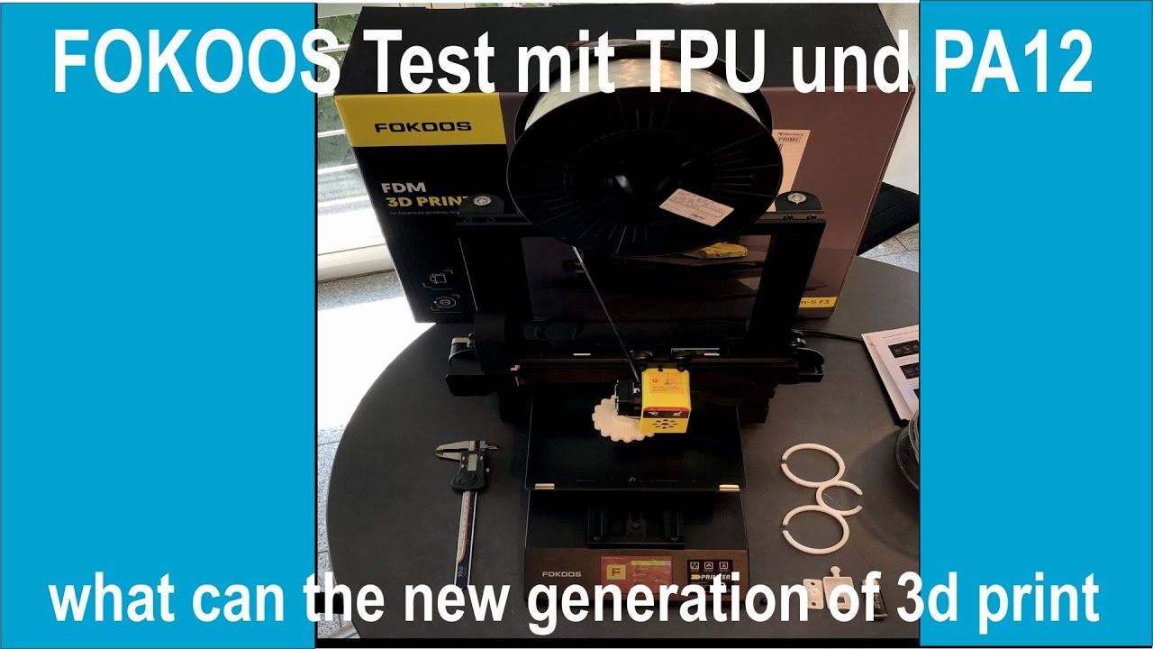 first paxis test of the 3d printer (fokoos) - YouTube