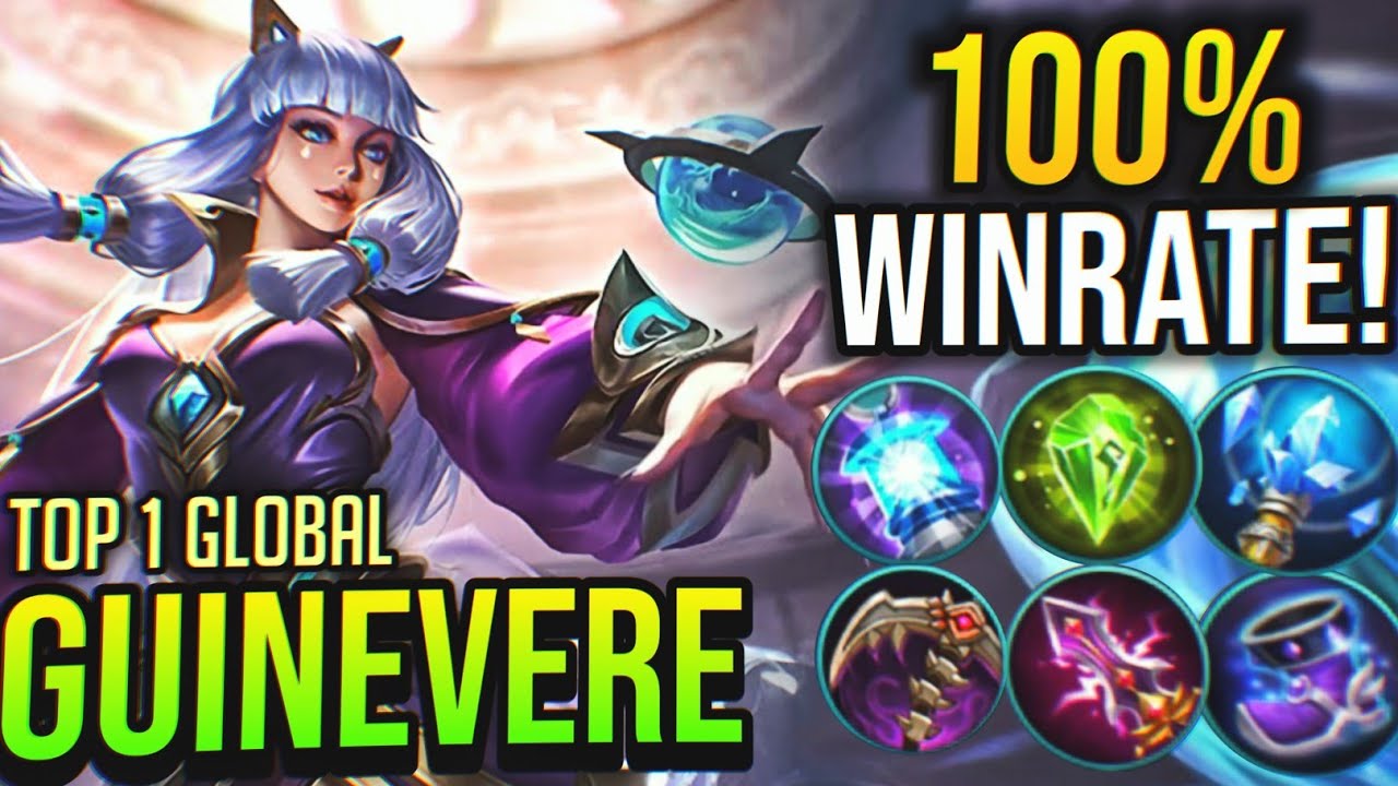 GUINEVERE 100% WINRATE! WIN EVERY SINGLE GAME | Top 1 Global Guinevere ...