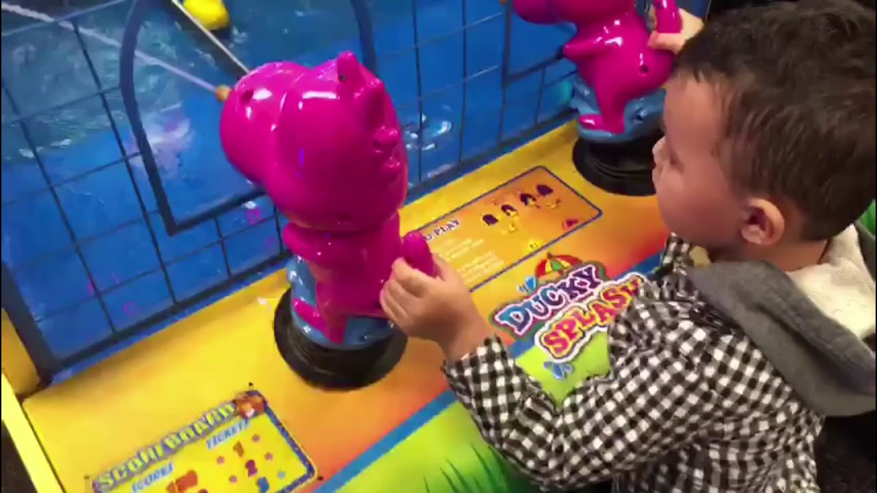 Minion Theme Birthday Party And Chucky E Cheese - YouTube