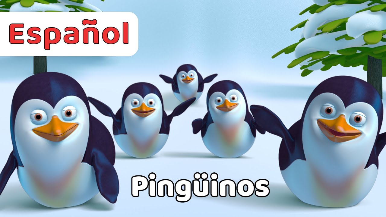 Cinco Pingüinos, A Bailar | Pingüino Canciones Infantiles | Animales ...