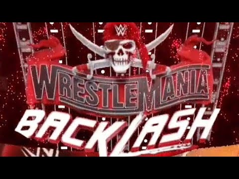 WWE WRESTLEMANIA BACKLASH CUSTOM STAGE ANIMATION - YouTube