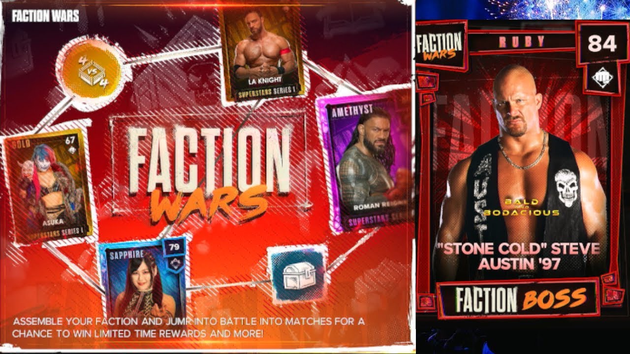 EVERYTHING YOU NEED TO KNOW ABOUT FACTION WARS IN MY FACTION WWE 2K24 ...