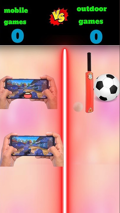 mobile game vs outdoor games #shorts - YouTube