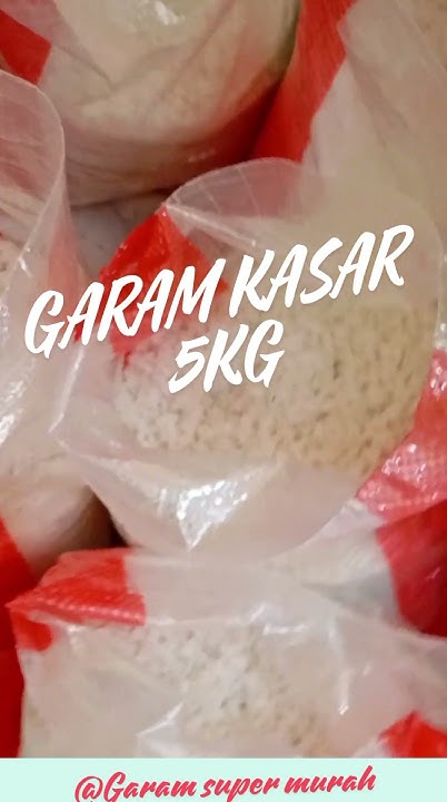 garam kasar 5kg putih bersih #garamkasar #garamkrosok #garamkasar5kg #viral #video #videoviral ...