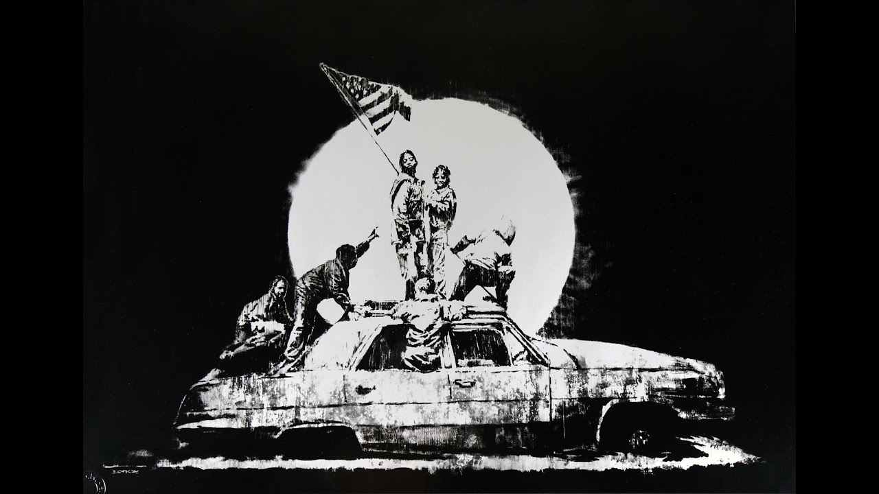 RARE BANKSY Picture For Sale at Auction!! (24/08/22) - YouTube