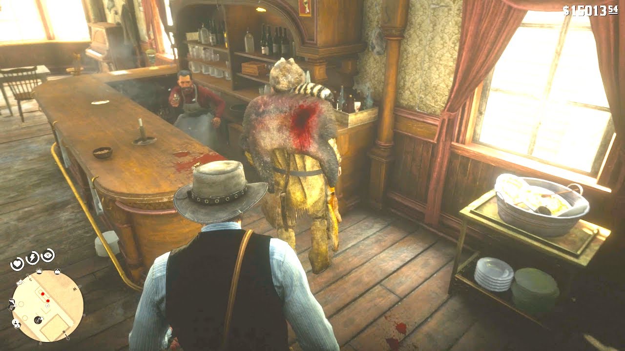 Red Dead Redemption 2 - Bar Fight - YouTube