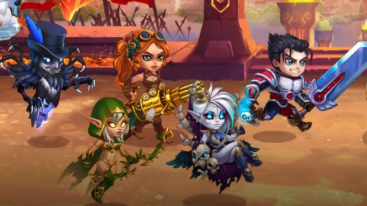 37 Hero wars. Defenders Galahad, Morrigan, Ginger, Dark Star, Phobos ...