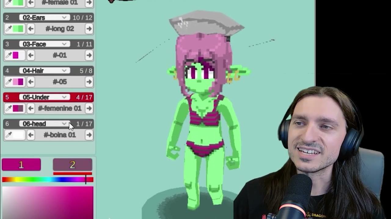 3D Pixel Character Creator! (Perfect for RPG Developer Bakin) - YouTube