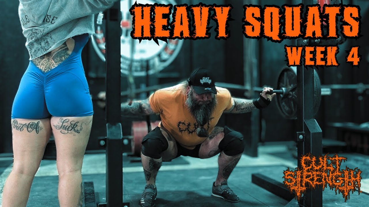 HEAVY SQUATS | Week 4 Squat Slayer Program | The Road To A 420kg/925lb ...